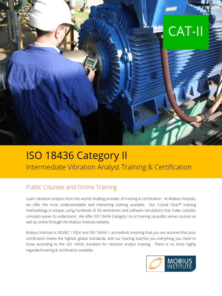 ISO 18436 Category II Vibration Analyst Training | PDF | Educational ...