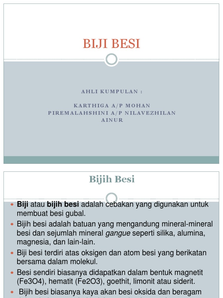 Biji Besi | PDF