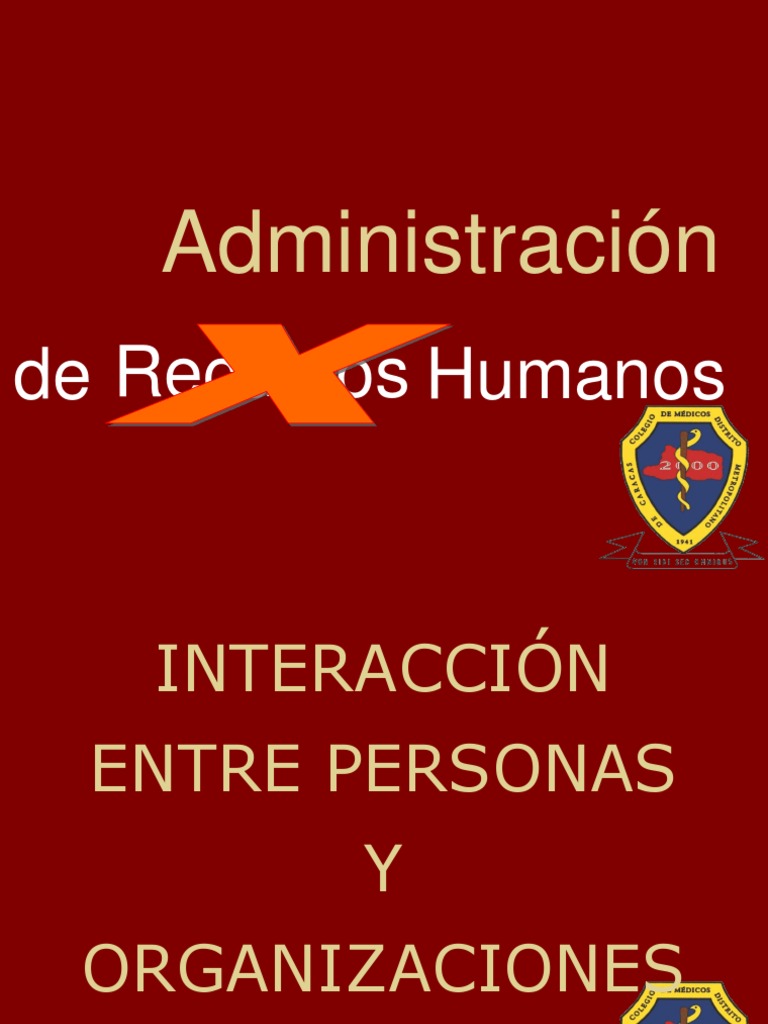 Interacciones entre Personas y Organizaciones | PDF | Recursos humanos ...