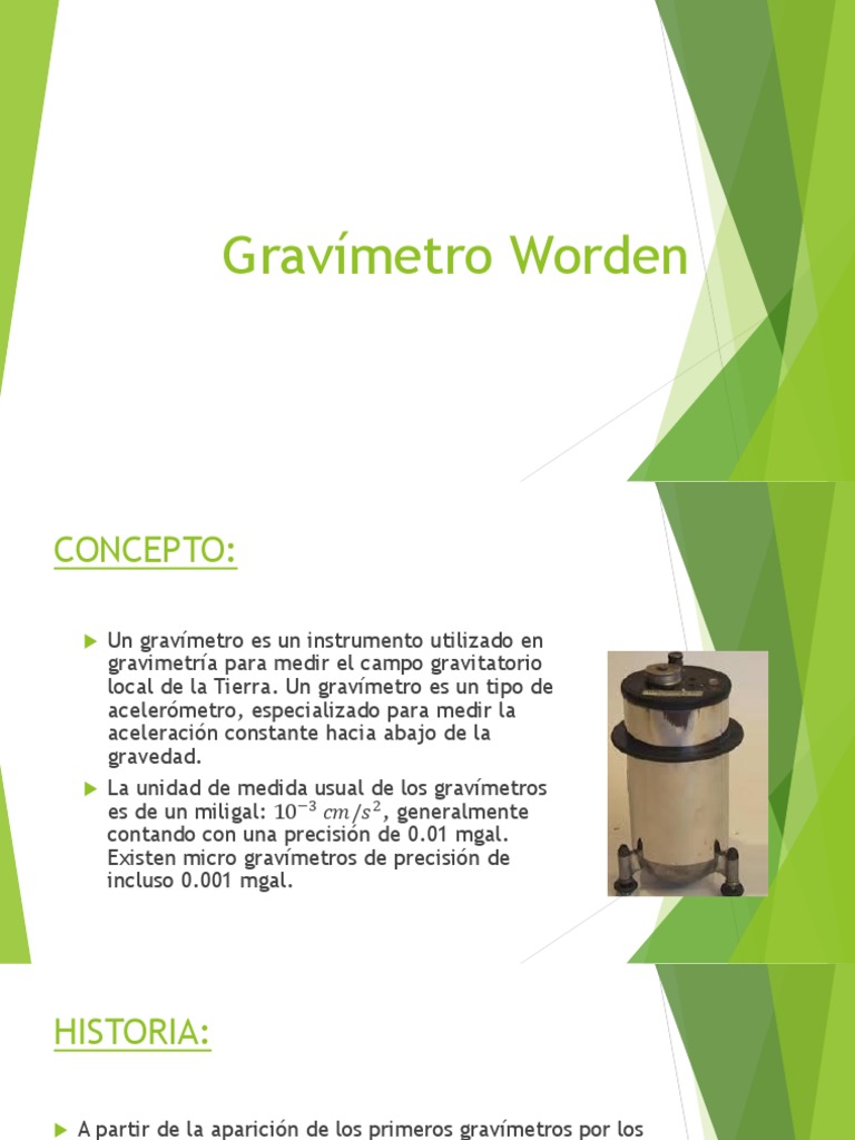 Gravímetro Worden | PDF | Gravedad | Longitud