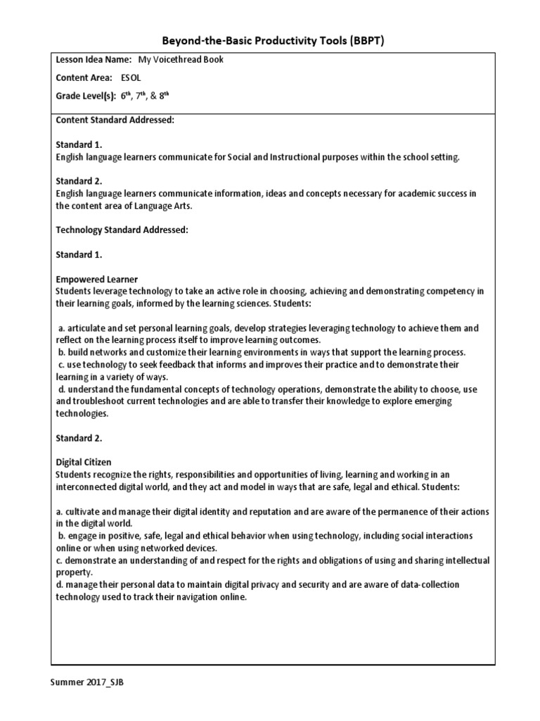 Beyond-the-Basic Productivity Tools (BBPT) | PDF | English As A Second Or Foreign Language ...