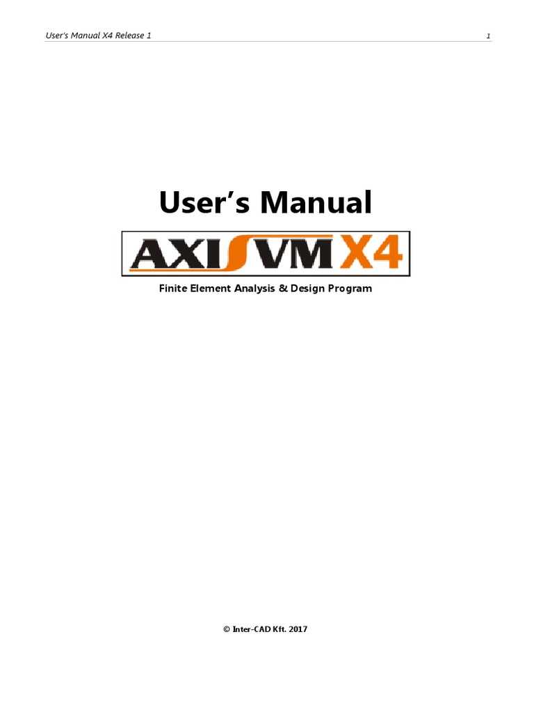 Axisvm Manualx4 en PDF | PDF | Portable Document Format | Coordinate System