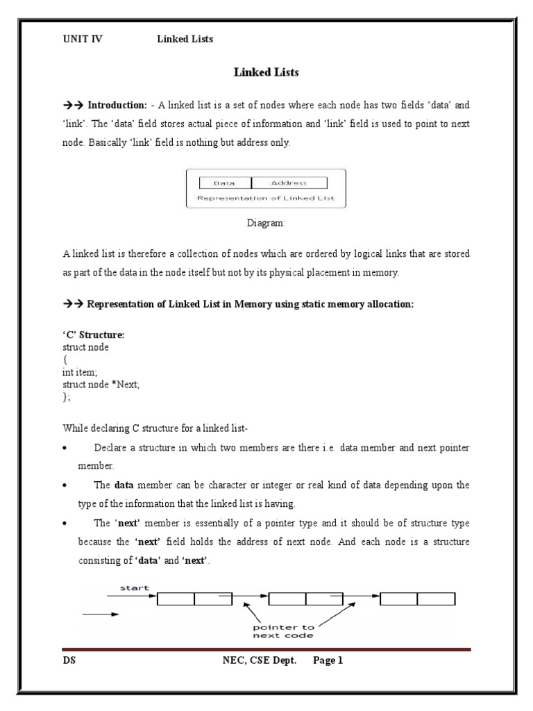 Unit Iv Pdf Pointer Computer Programming Matrix Mathematics 5258