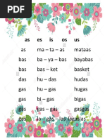 Abakada Flash Cards 1 | PDF