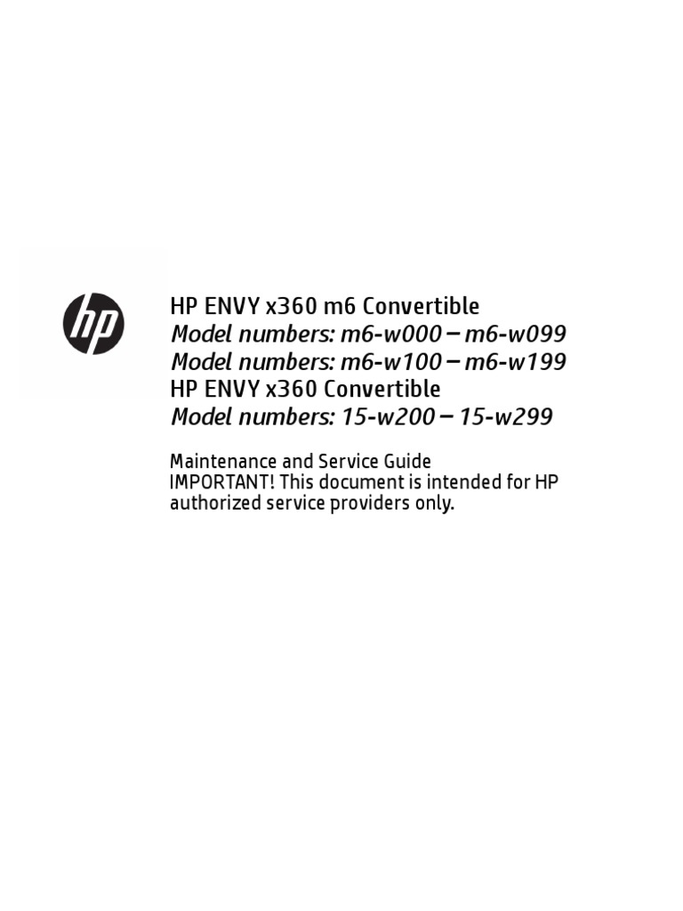 HP Envy x360 | PDF | Bios | Usb