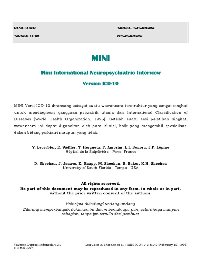 Mini Icd-10 PDF | PDF