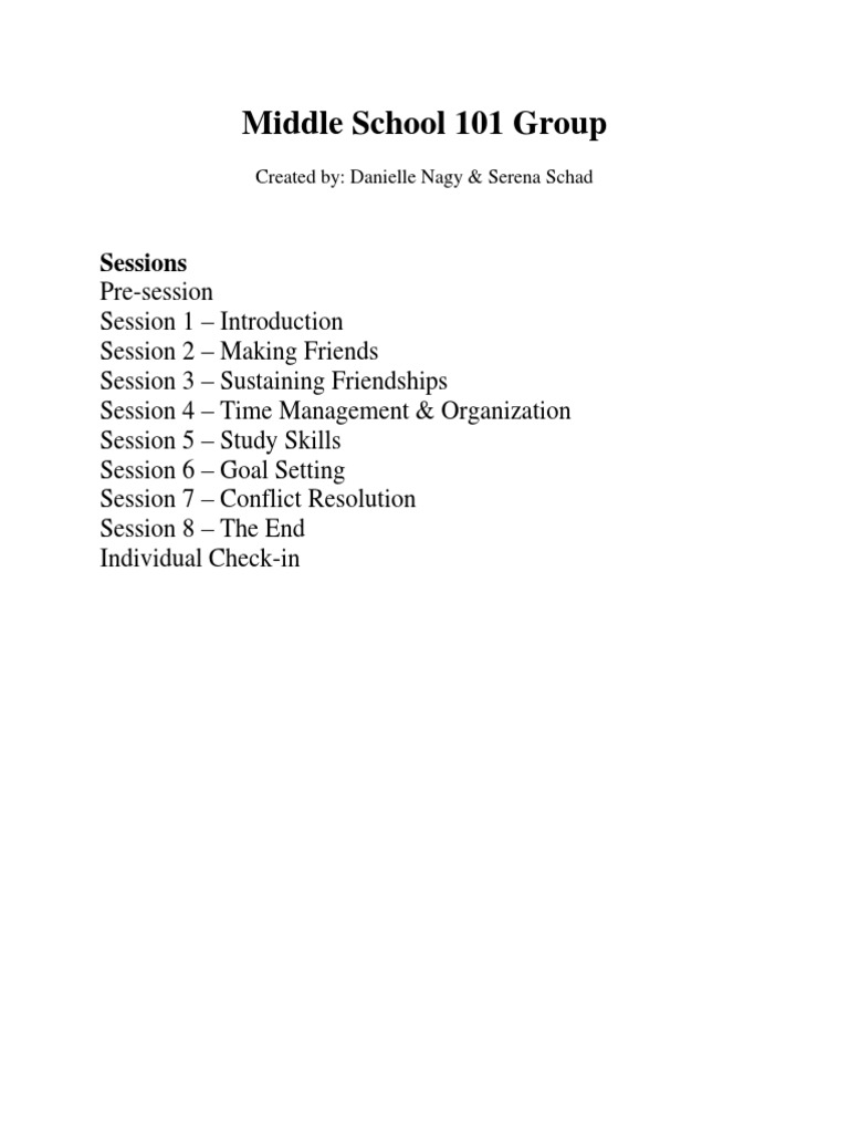 Middle School Success Skills | PDF | Empathy | Learning Styles