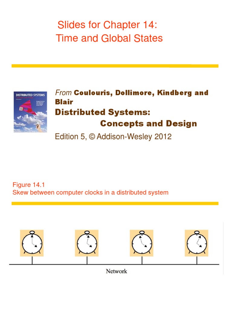 Slides For Chapter 14: Time and Global States: Distributed Systems ...