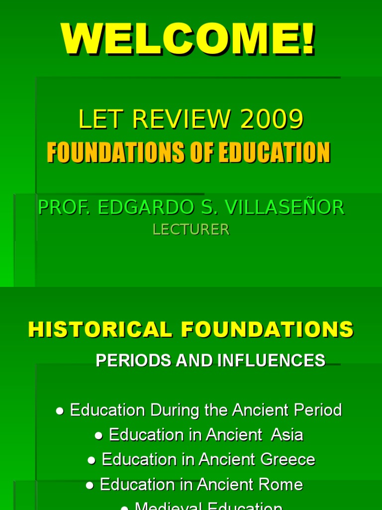 2009 Let-Prof Ed. | PDF | Existentialism | Idealism