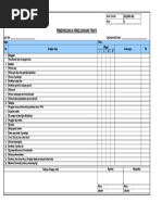 FORM Checklist Panel Listrik | PDF