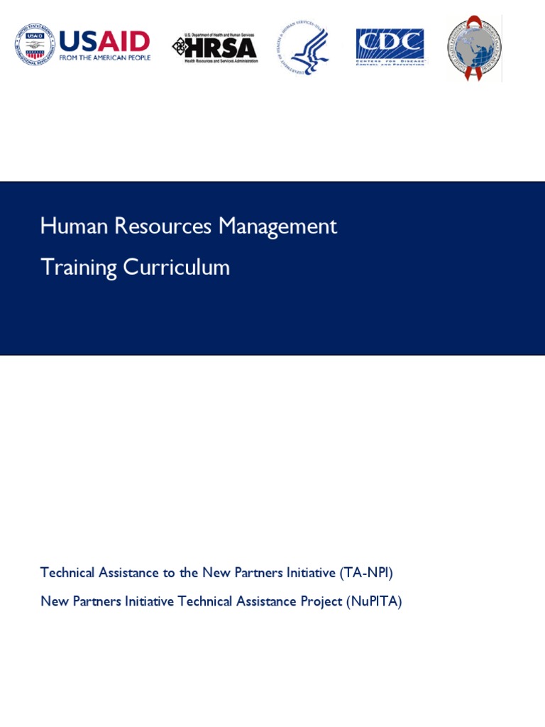 Human Resources Management Training Curriculum | PDF | Human Resource ...