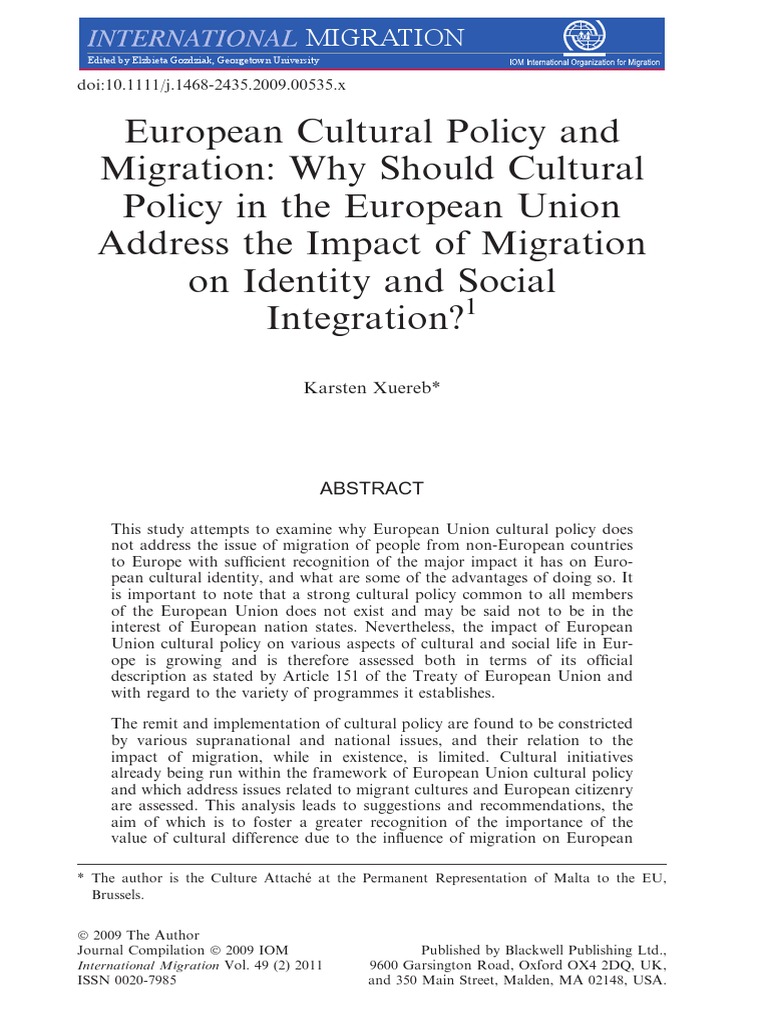 Cultural Policy | Multiculturalism (6 views)