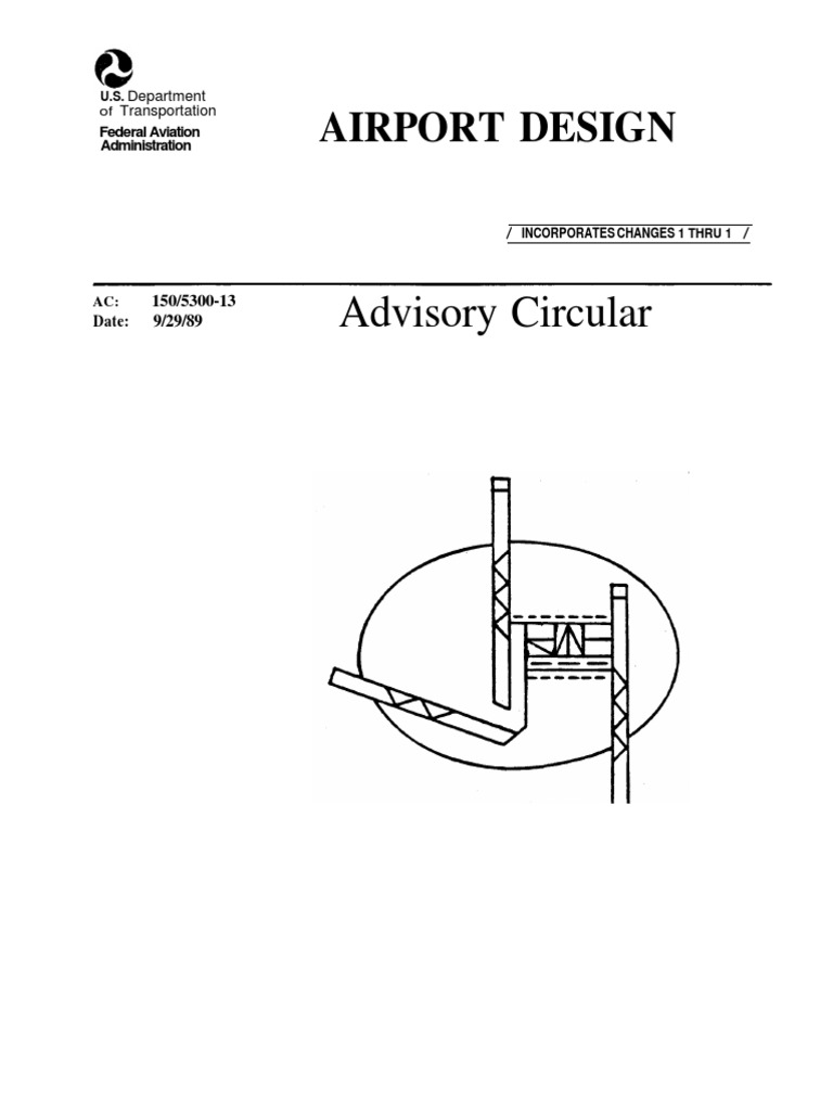 FAA AIRPORT DESIGN 150 5300 13.pdf | Airport | Runway