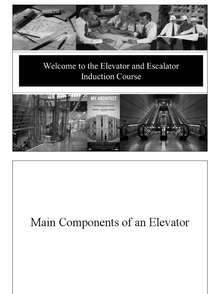 An In-Depth Look at the Main Components of Elevators and Escalators | PDF | Escalator | Elevator