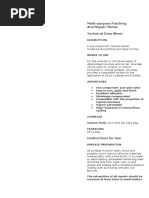 SikaQuick®-1000 Product Data Sheet | PDF | Concrete | Strength Of Materials