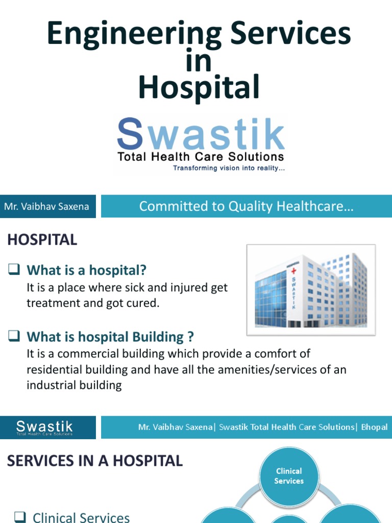 Engineering Services in Hospital: Committed To Quality Healthcare | PDF ...