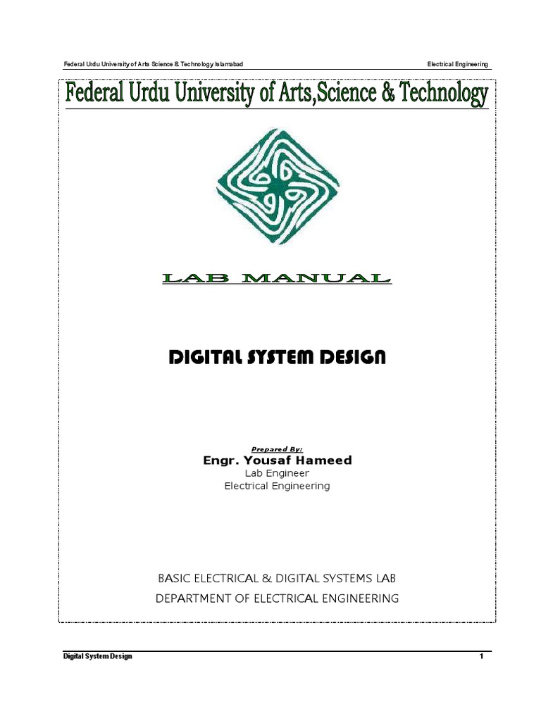 Digital System Design | PDF | Digital Electronics | Electrical Engineering