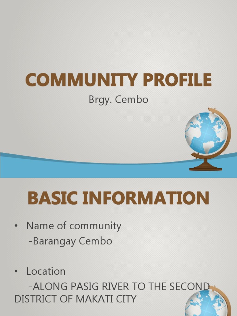 Community Profile | PDF | Apartment | Makati