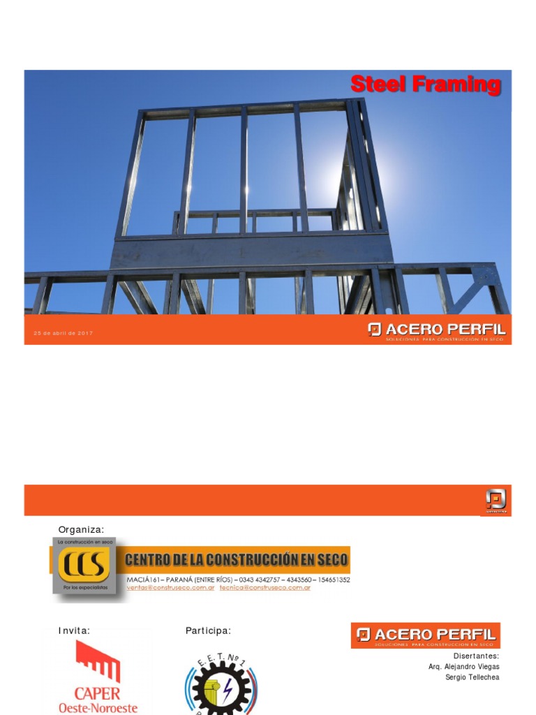 Acero Perfil Steel Frame Ccs 250417 | PDF | Acero | Industrias