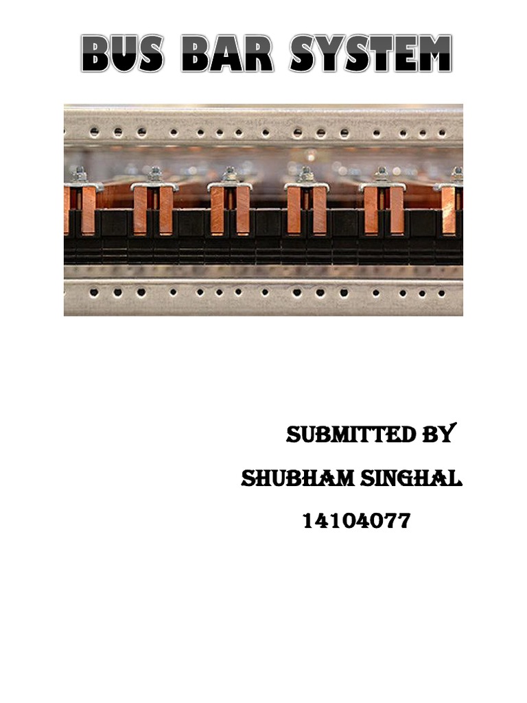 BUSBAR | PDF | Electrical Substation | Electricity