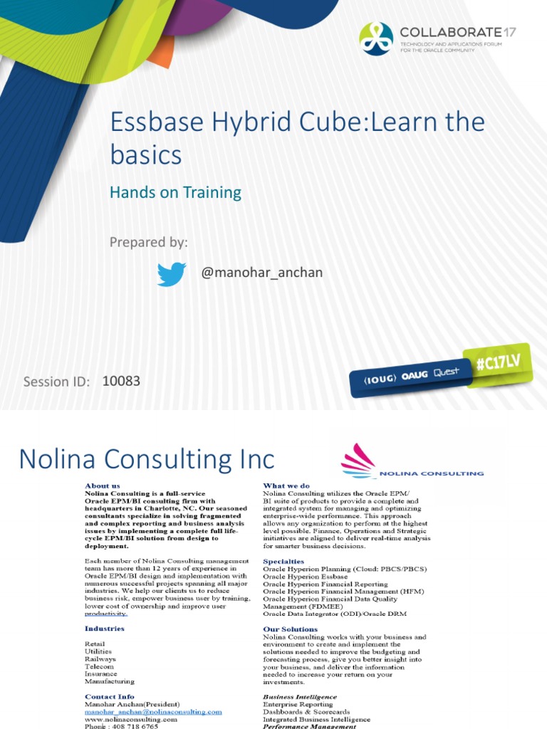 Essbase Hybrid Cube Training Overview | PDF | Computer Science | Information Retrieval