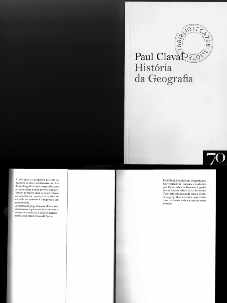 História Da Geografia - Paul Claval | PDF | Science | Geografia
