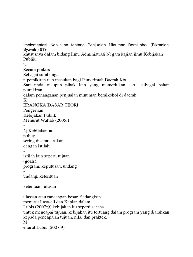 Miras Dan Perda 1 | PDF