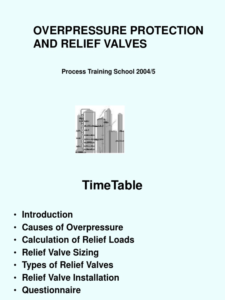 Overpressure Protection & Relief Valves | PDF | Valve | Pump