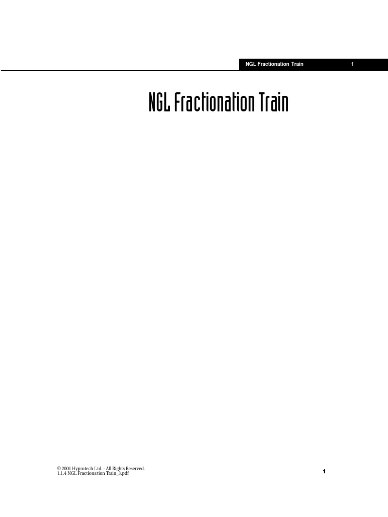 1.1.4 NGL Fractionation Train - 3 | PDF | Natural Gas Processing ...