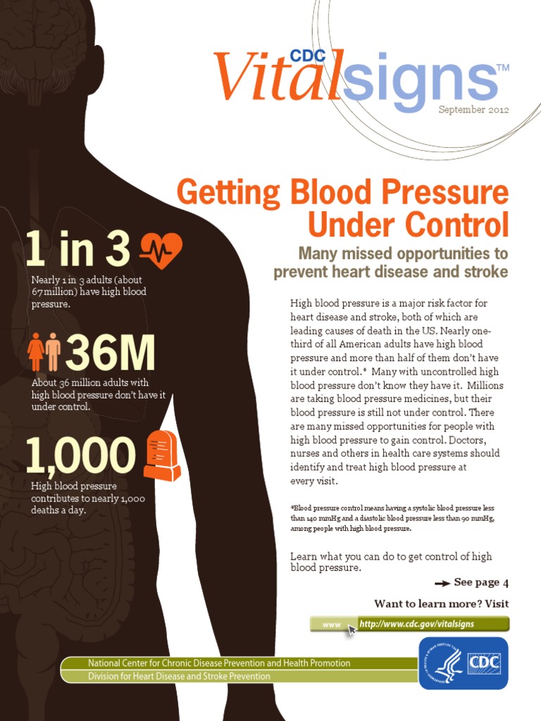 Dpk-hypertension-FACT SHEET Vs Sep BP Control Final | PDF | Blood ...