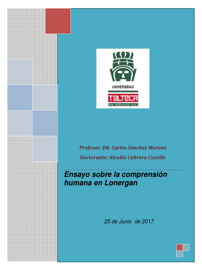 Ensayo Sobre La Comprensión Humana | PDF | Edmund Husserl | Existencialismo