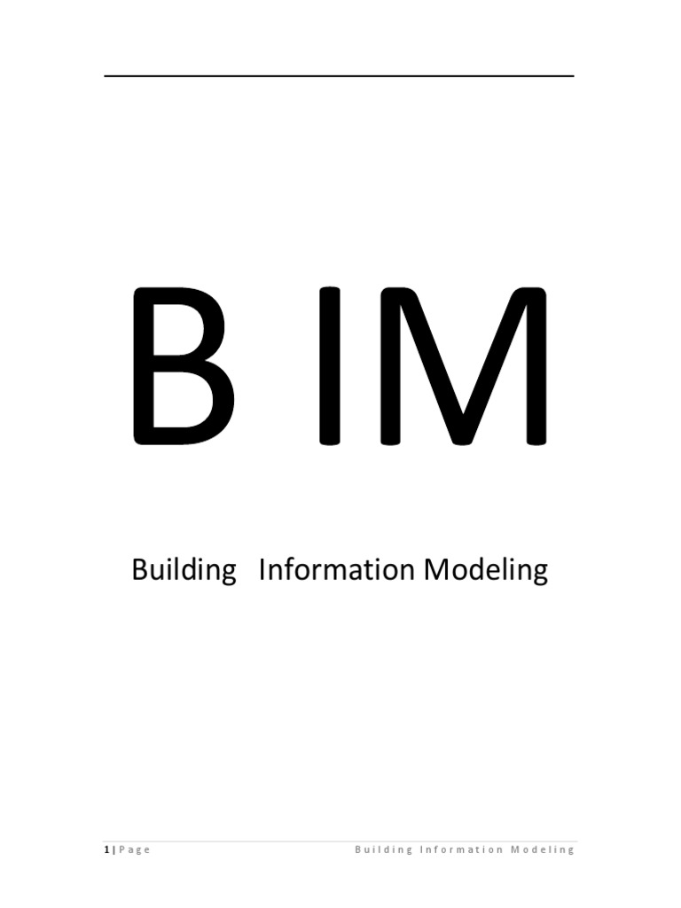 Building Information Modeling | PDF | Building Information Modeling | 3 ...