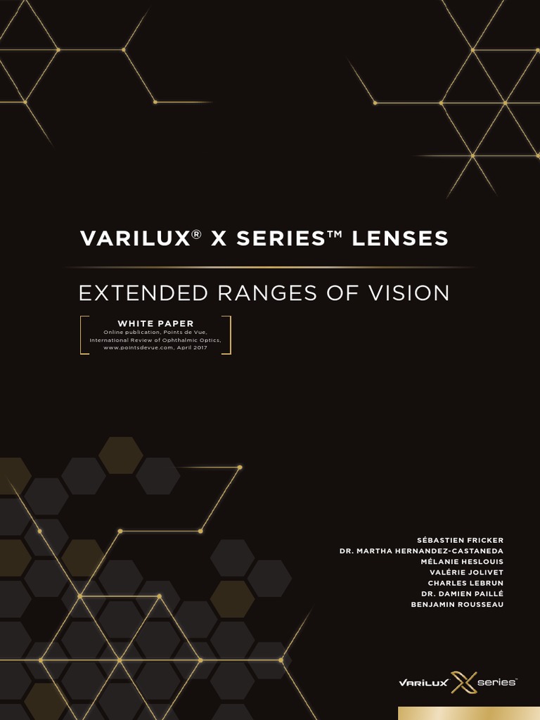 Varilux X Extended Ranges of Vision White Paper | PDF | Visual Acuity | Eye