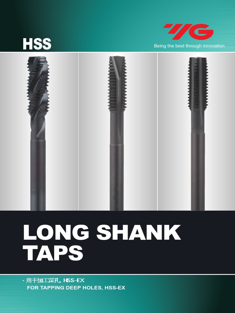 Hss Long Shank Tap | PDF | Cast Iron | Steel