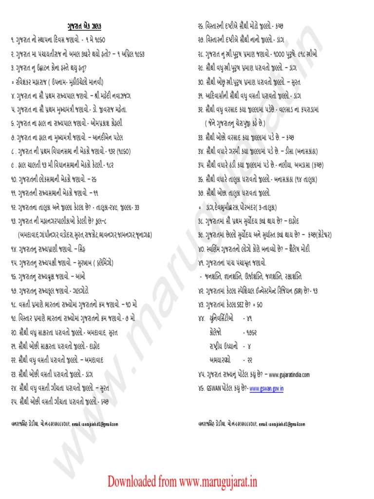 Gujarat Parichay | PDF