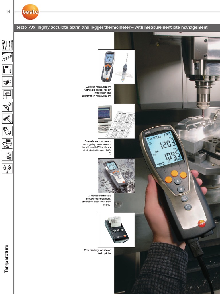 Guia Testo 735-Copiado | PDF | Calibration | Thermocouple