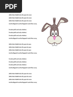 Little Peter Rabbit - Lyrics For Children | PDF