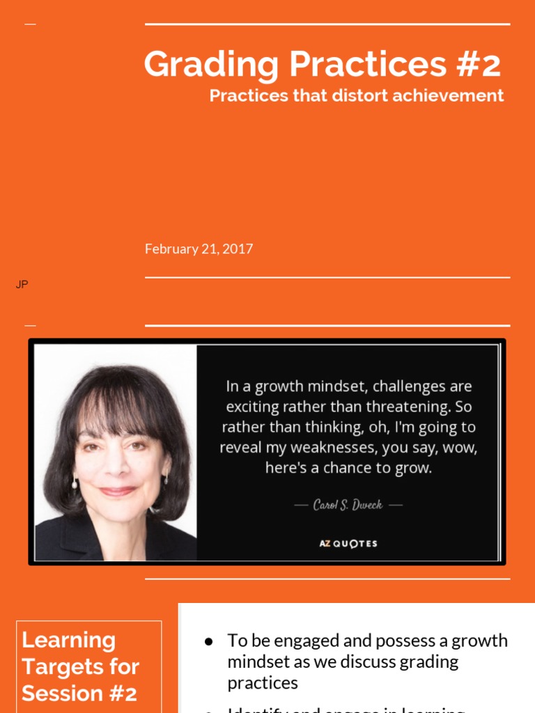 Shs - Grading Practices Session 2 2 2f21 2f2017 Teacher Share | PDF ...