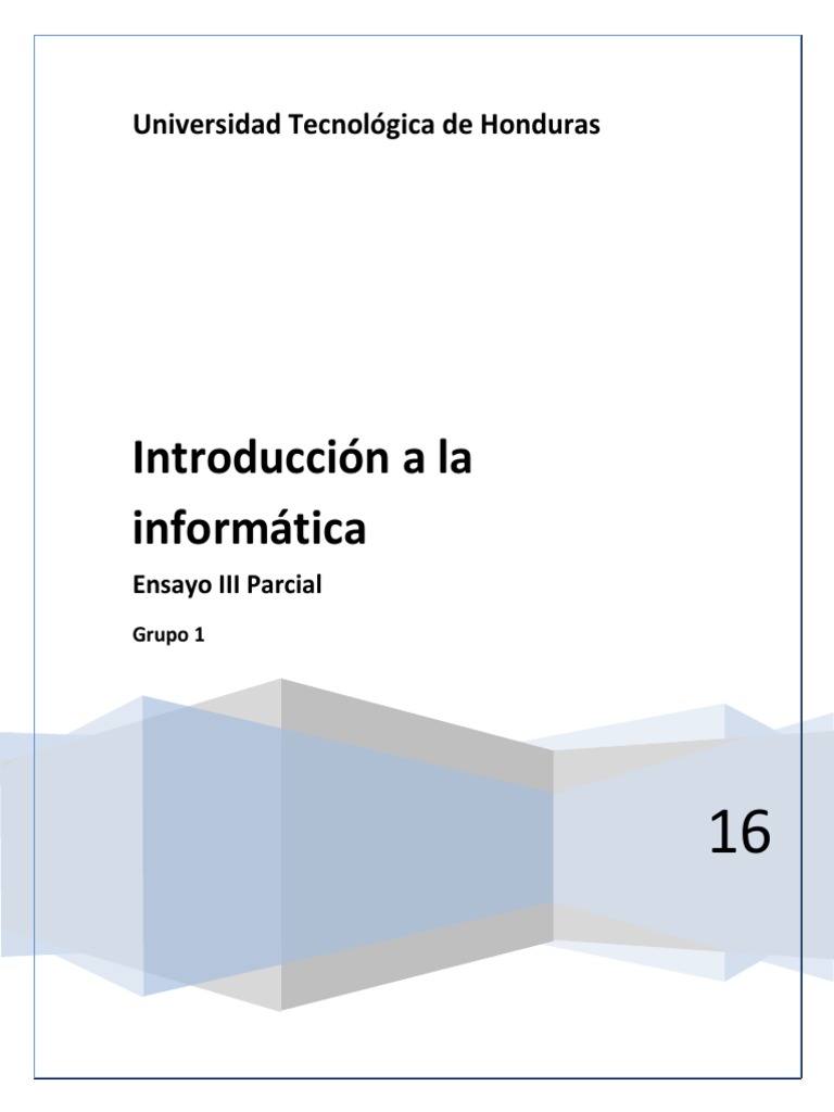 Ensayo III Parcial Introduccion A La Informatica | PDF | Bases de datos ...