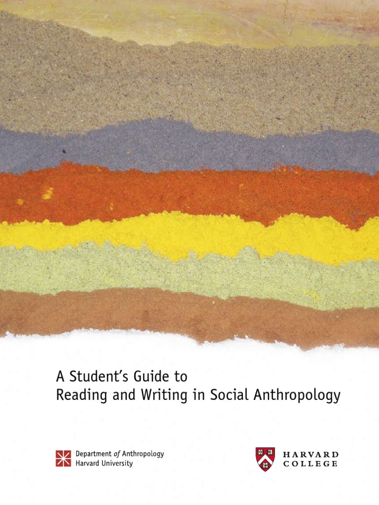Harvard Anthropology Writing Guide | PDF | Ethnography | Anthropology