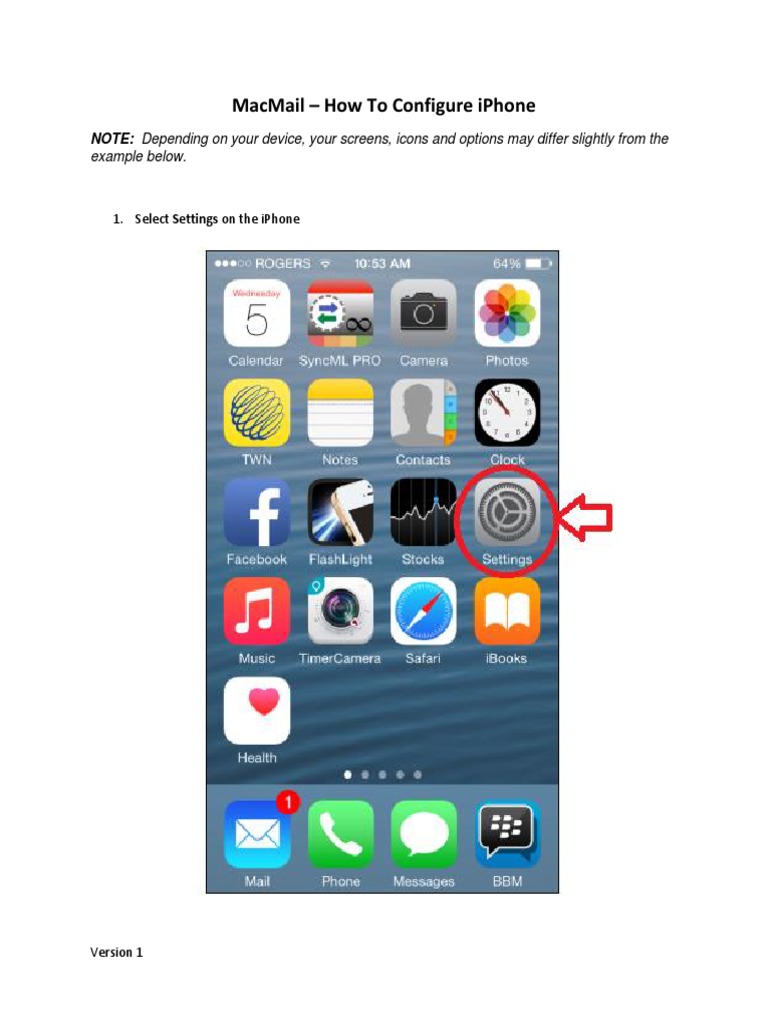 How To Configure Iphone | PDF | Computers