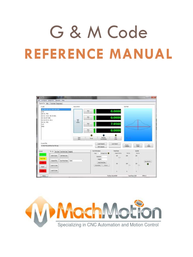 Mach4 G and M Code Reference Manual | PDF | Cartesian Coordinate System ...