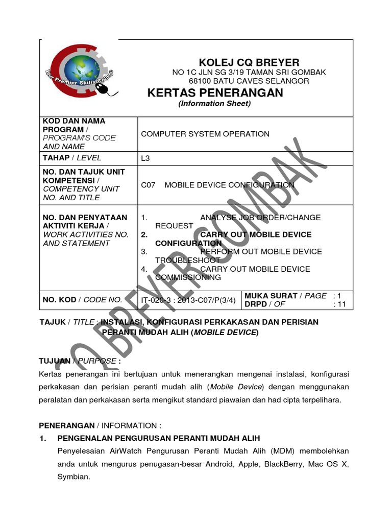 KP 3 Cu7 | PDF | Bisnis