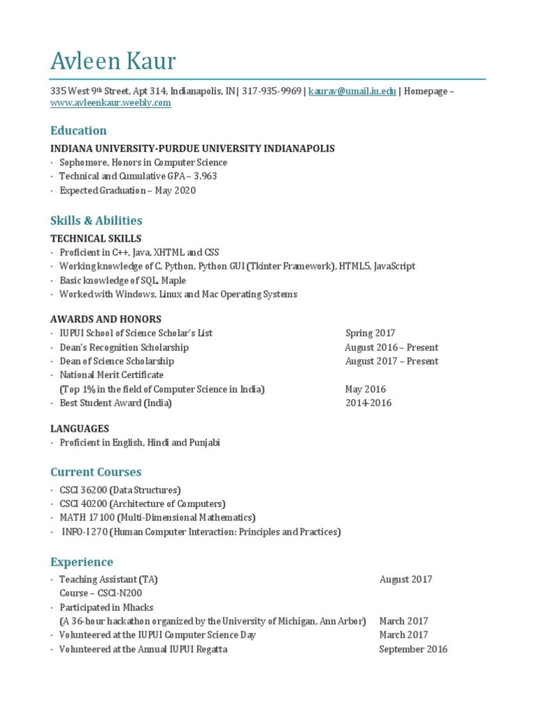 Revised Resume | PDF