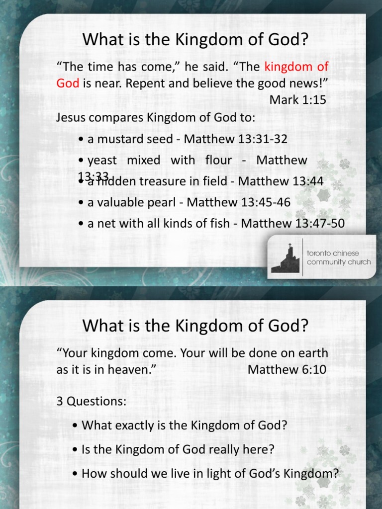 2 What Is The Kingdom of God | PDF | Kingship And Kingdom Of God ...