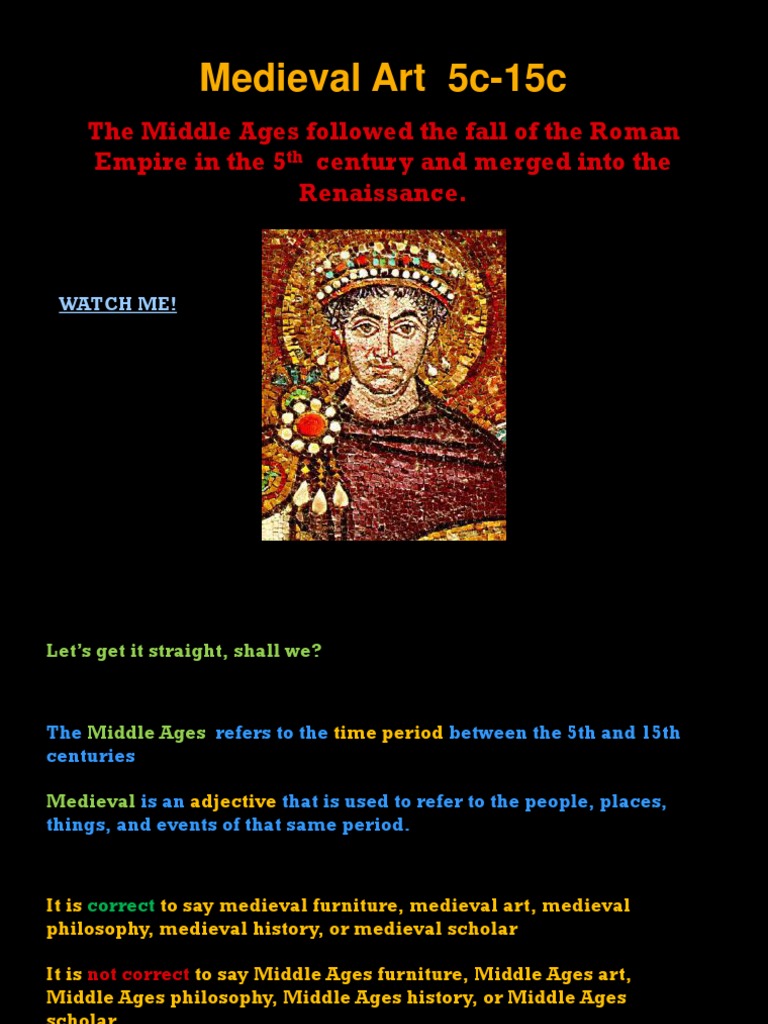 Characteristics of Medieval Art | PDF | Mosaic | Middle Ages