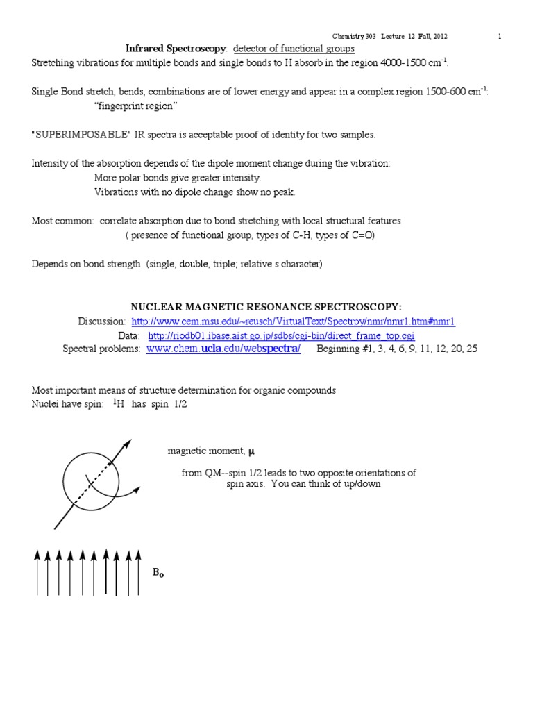 303 - 12 Lect 12 | PDF | Chemical Physics | Physical Chemistry