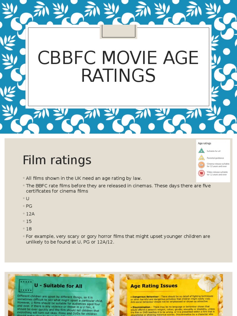Age Ratings | PDF