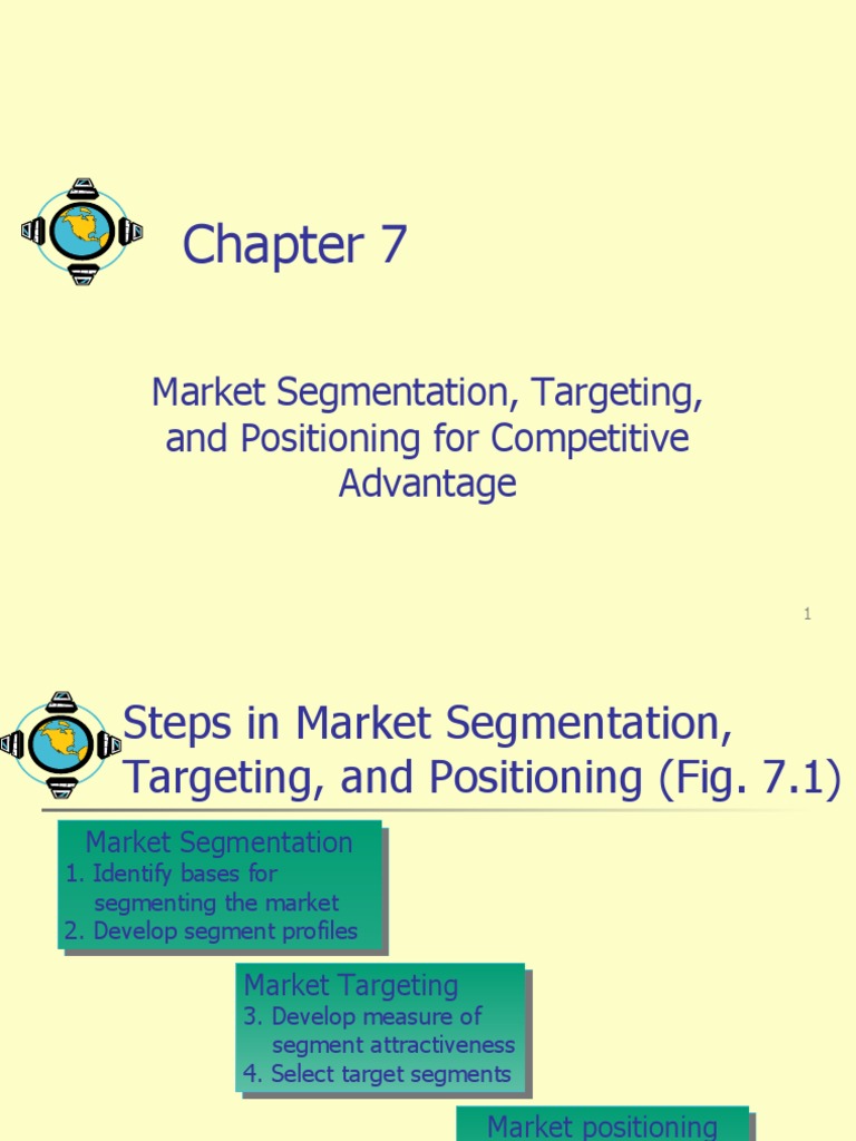 Market Segmentation, Targeting, and Positioning For Competitive ...