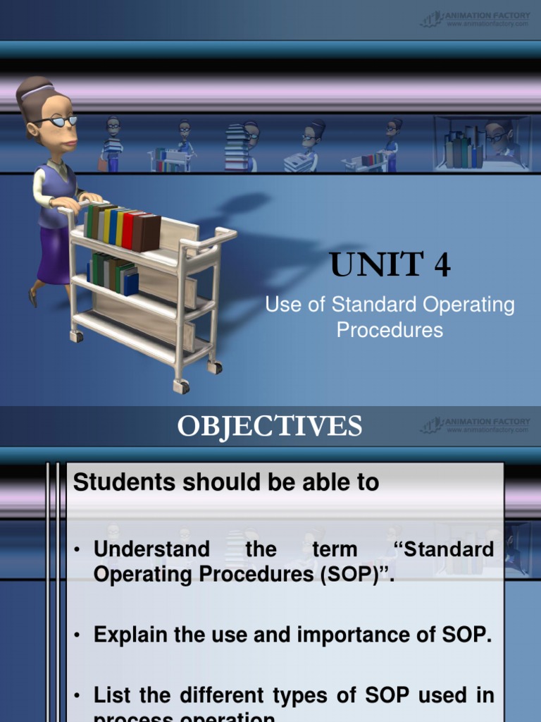 The Importance of Standard Operating Procedures in Process Operations ...